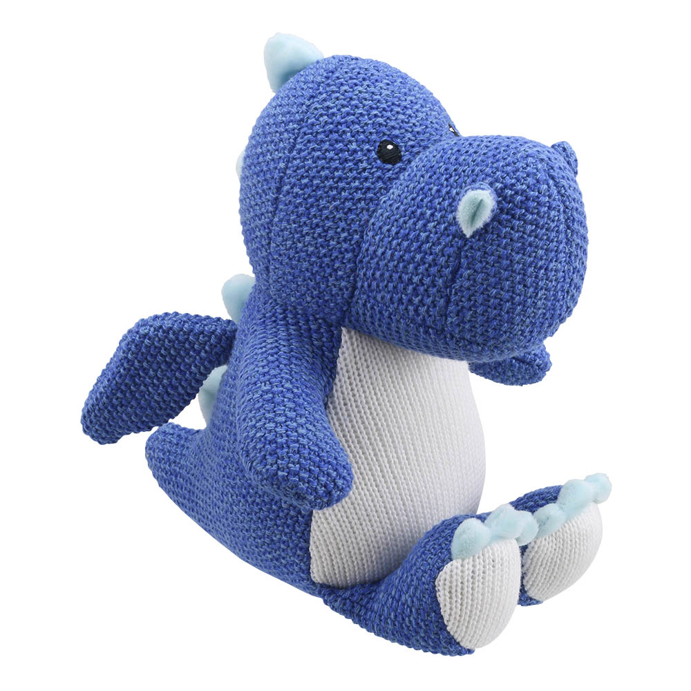 Dragon (Blue) – Wilberry Knitted – The Puppet Company