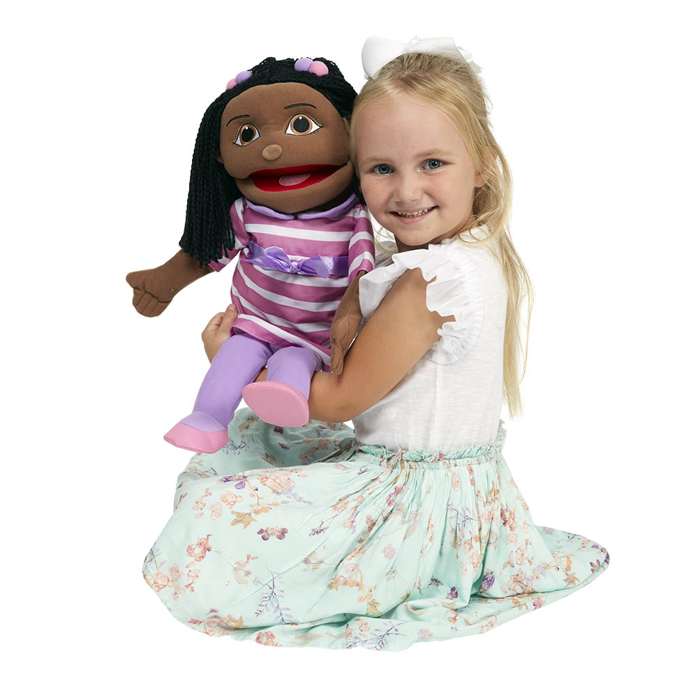 People Puppet Buddies: Medium Girl (Pink Outfit) – The Puppet Company