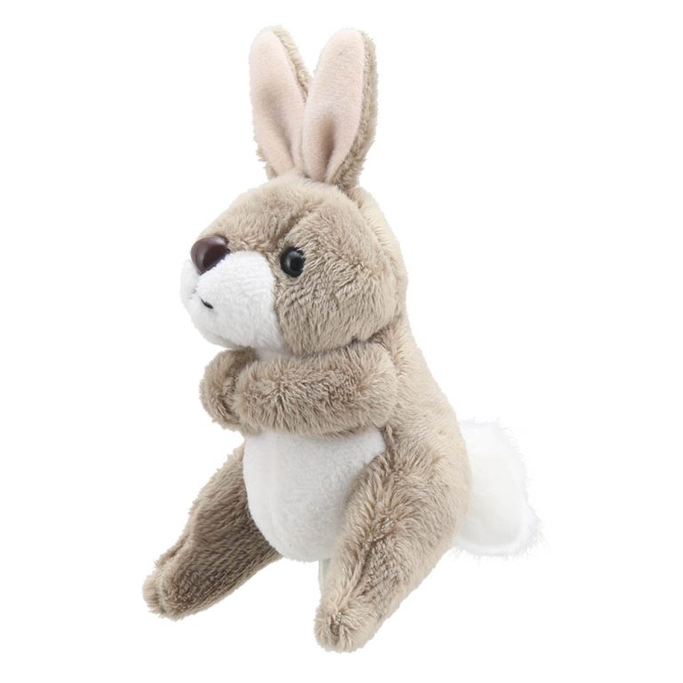 Rabbit – Grey – Finger Puppets – The Puppet Company