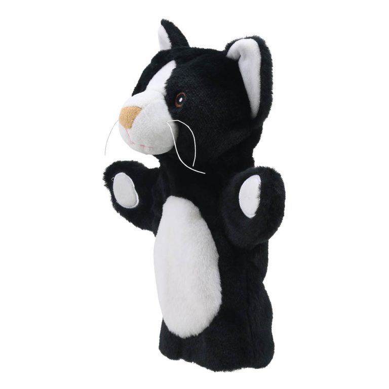 Cat (Black and White) – ECO Puppet Buddies – Animals – The Puppet Company