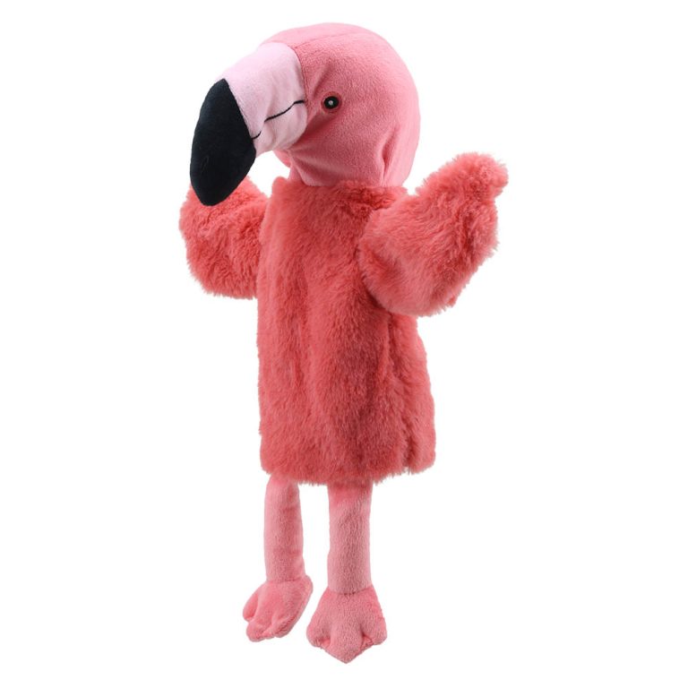 Flamingo – ECO Puppet Buddies – Animals – The Puppet Company