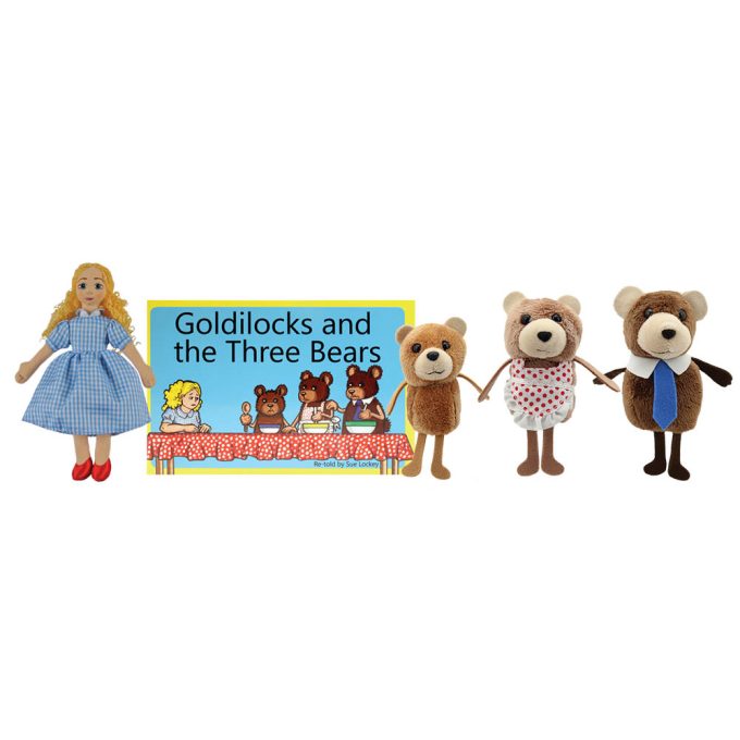 Goldilocks & The Three Bears – Traditional Story Sets – The Puppet Company