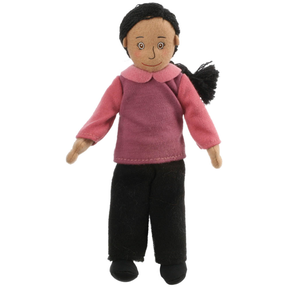Mum – Pink Top – Finger Puppets – The Puppet Company