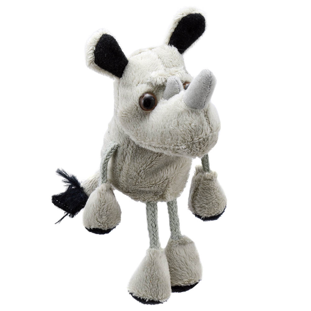 Rhino Finger Puppet WORGEOUS Rhino Hand Puppet Puppet With Teeth Role