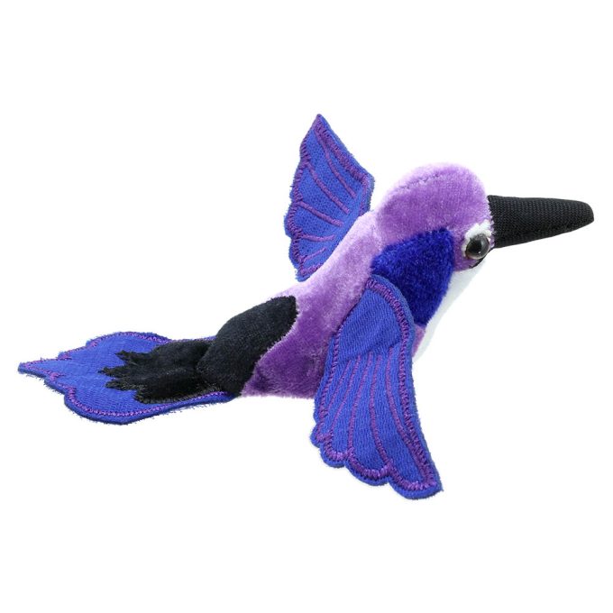 Hummingbird – Purple – Finger Puppets – The Puppet Company