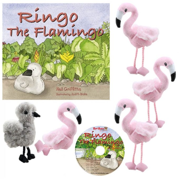 Ringo the Flamingo Storytelling Collection – The Puppet Company